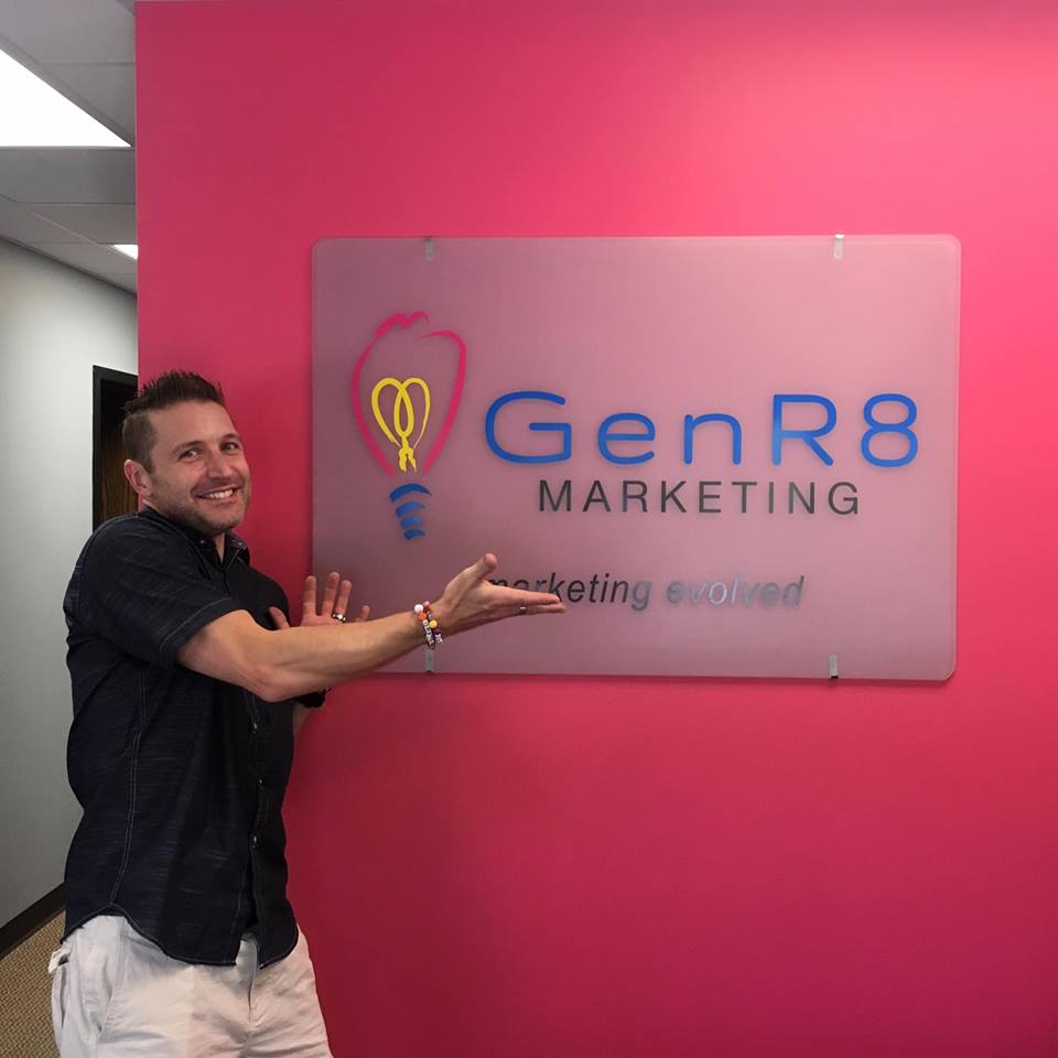 New Signage! | GenR8 - Marketing Evolved.